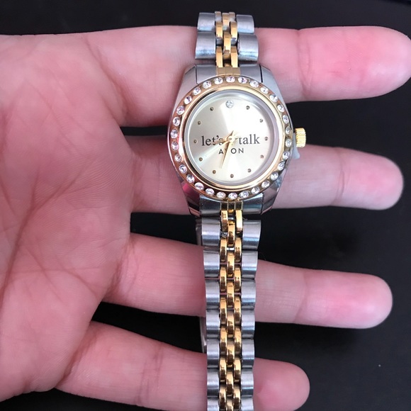 Avon | Accessories | Silver And Gold Avon Watch | Poshmark